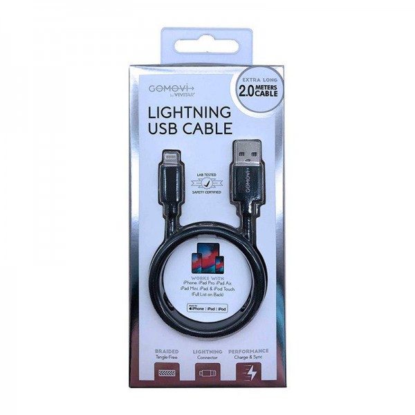 Wei Chile S. A. - Cable Vivitar USB-A a Micro-USB, Trenzado, Largo 2 ...