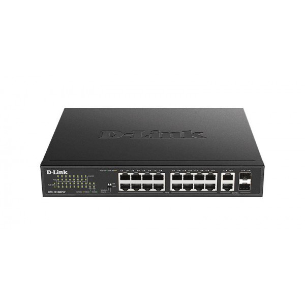 Wei Chile S. A. - Switch Poe D Link des 1018Mpv2, No Gestionado, 16,10 ...